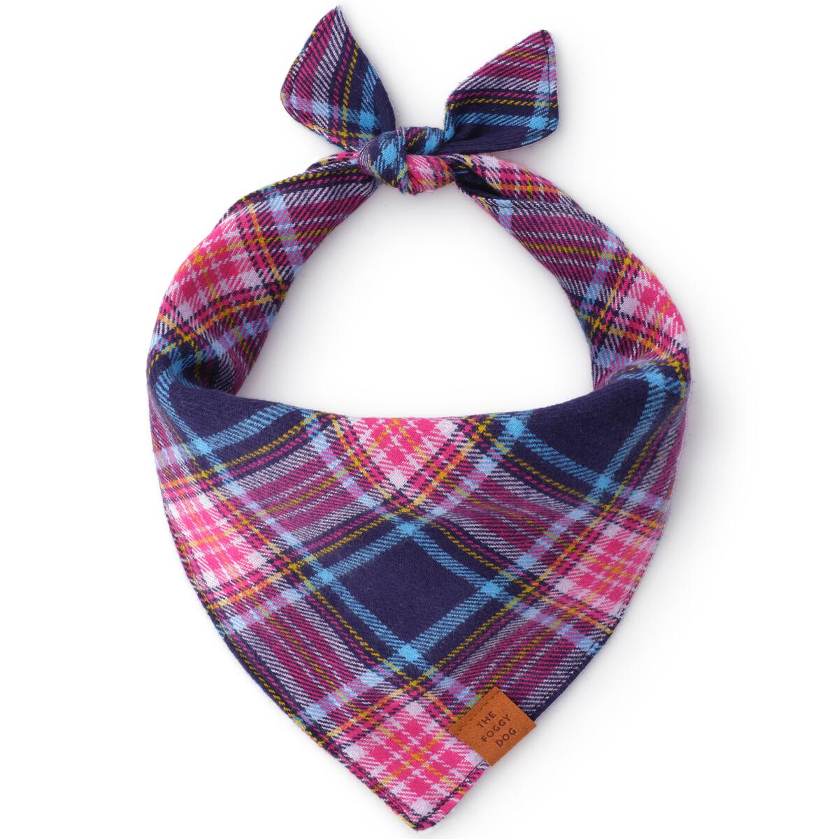 Camilla plaid flannel bandana